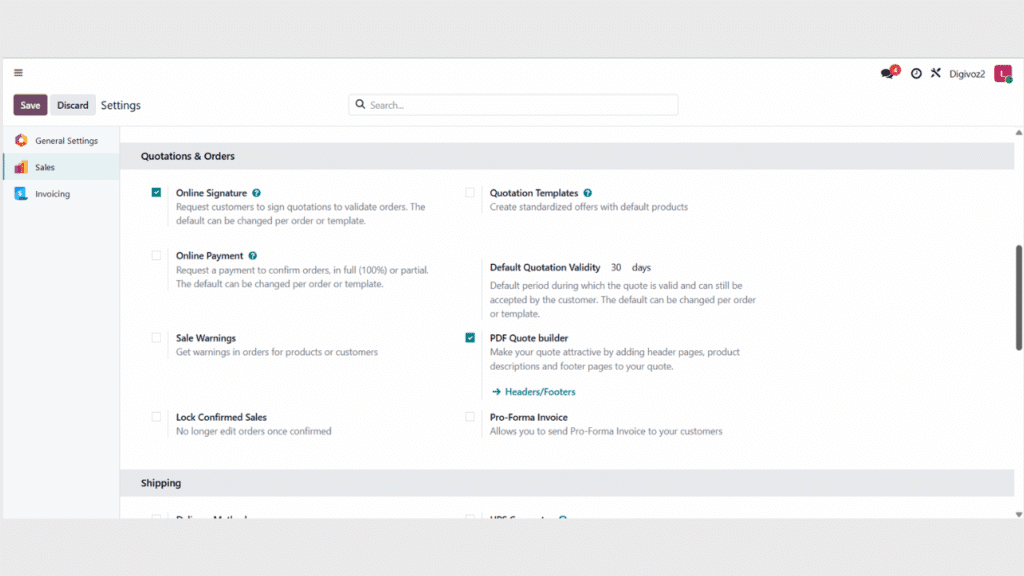 8 Cara Membuat Quotation Pada Modul Sales Odoo 18.0 Versi Digivoz